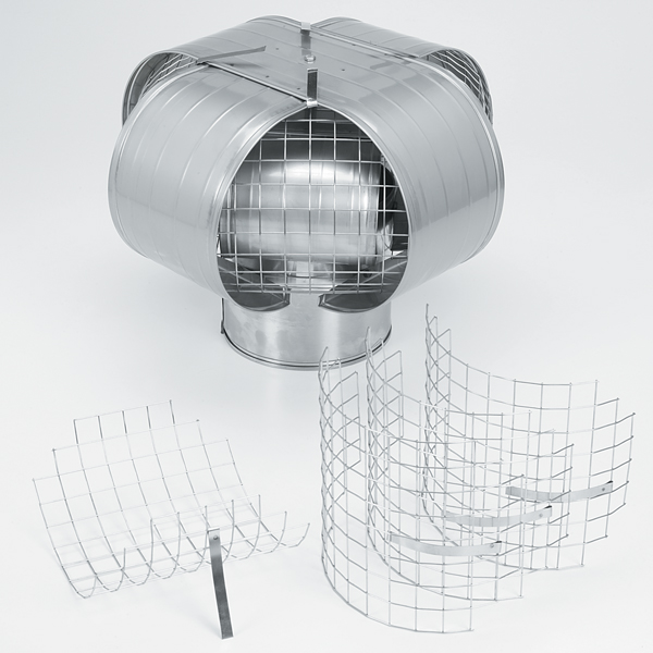Vacu-Stack Wind-Resistant Chimney Caps & Bird Guards