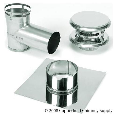 6" Stainless Steel Chimney Liners | SS Chimney Liners