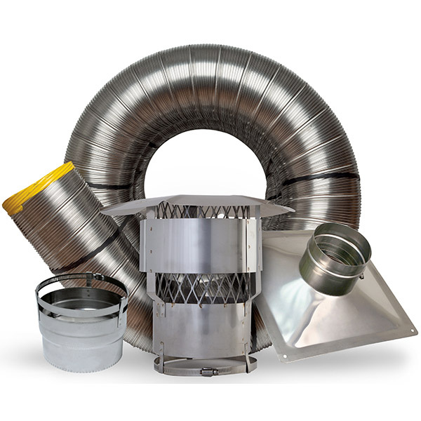 Forever Flex 6" Chimney Liner Kit | 6" Flexible Chimney Liner
