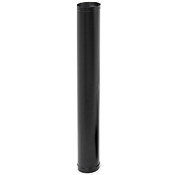 DuraBlack 6 Inch Single Wall Stove Pipe | 24-Gauge Stove Pipe